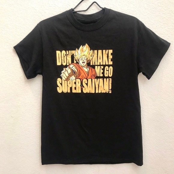 super saiyan | Shirts | Dragon Ball Z Tshirt Dont Make Me Go Super ...